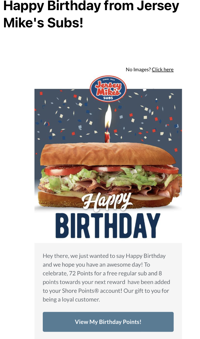 Score a Jersey Mike’s Subs FREE Birthday Sub | South Florida Savings Guy