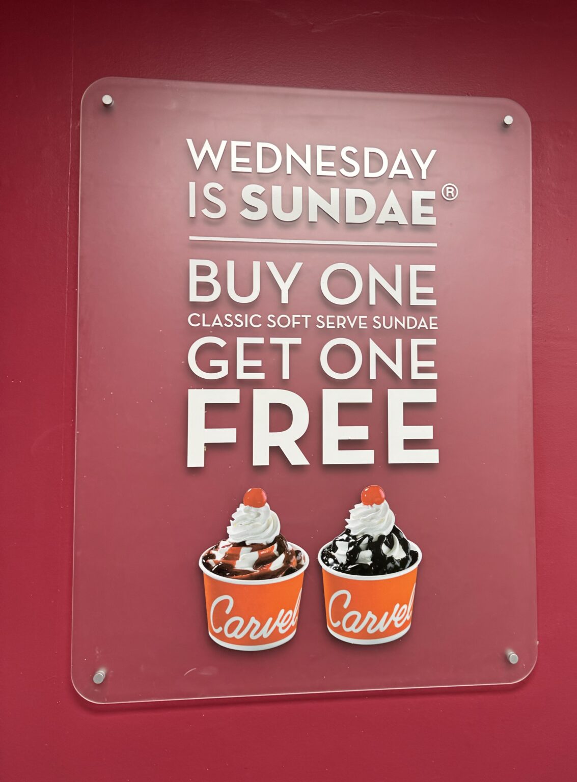 Carvel Sundae BOGO Deal on Wednesday’s | South Florida Savings Guy